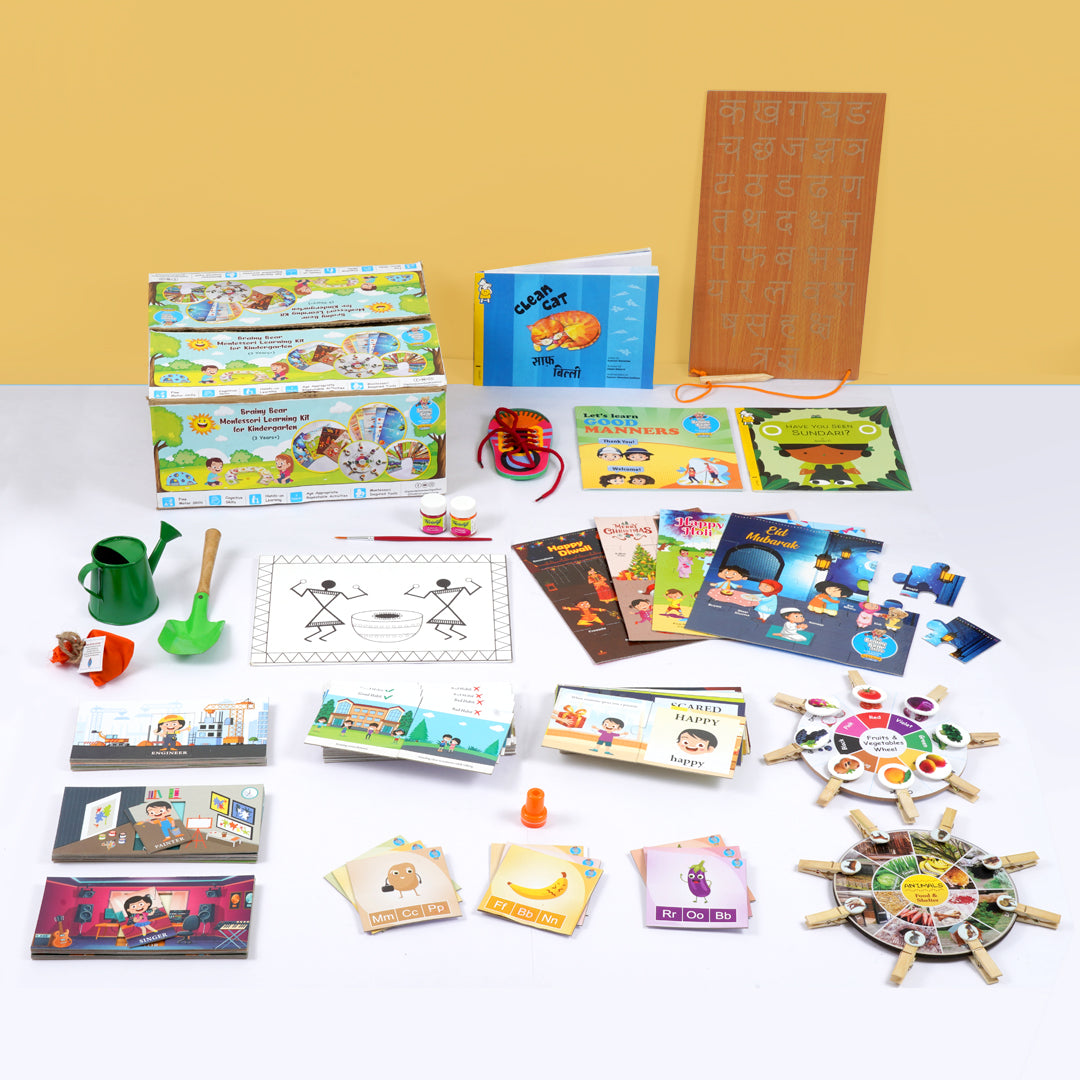 Kindergarten Activity Box ( Age 3+Years) – The Brainy Bear Store