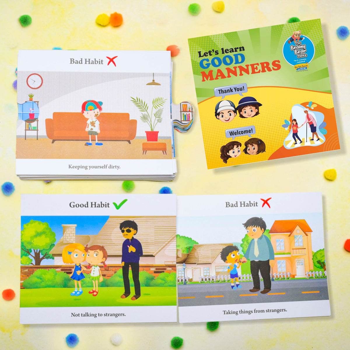 Buy Online Good Habits vs. Bad Habits Puzzle Game + Manners Booklet for ...