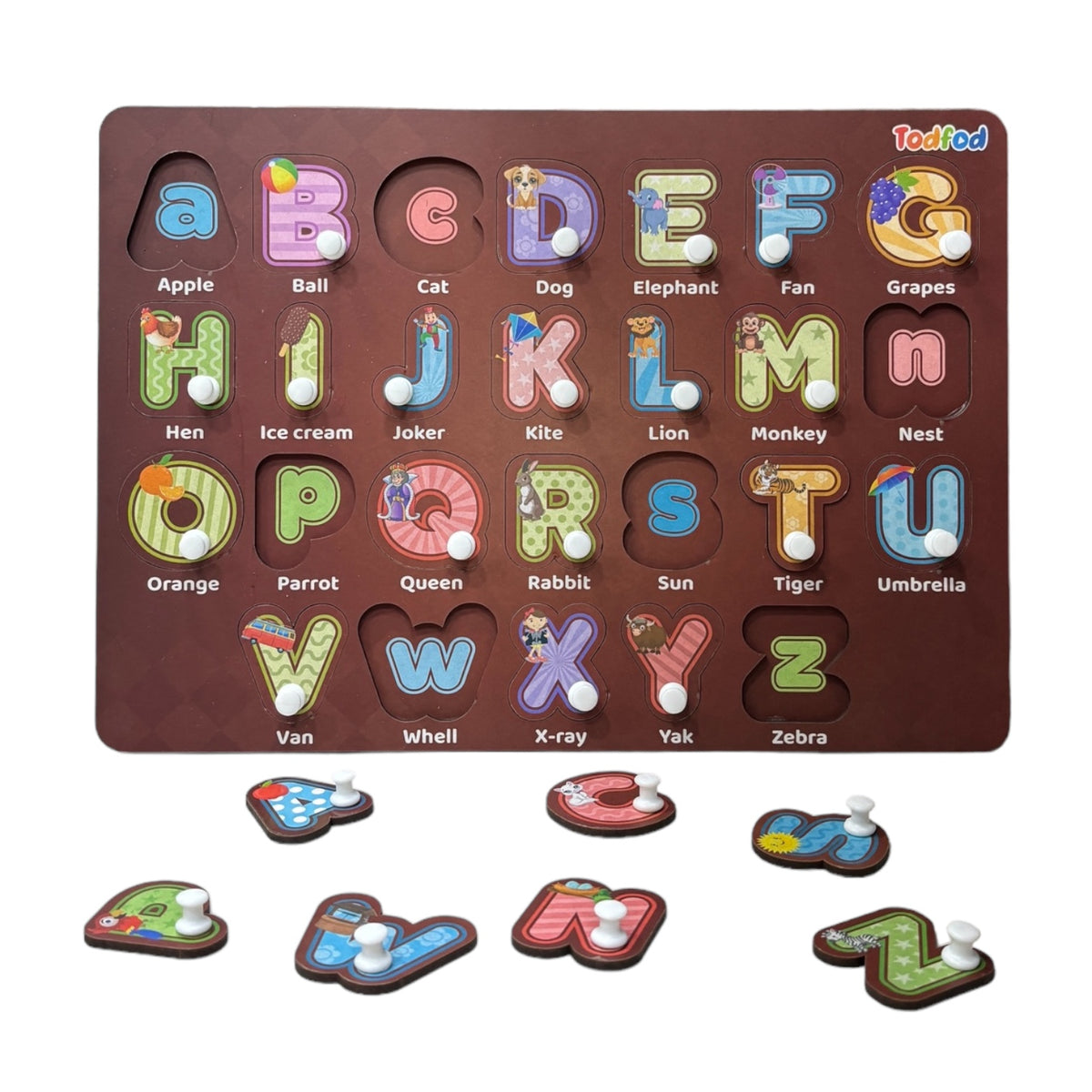 Wooden ABCD 4-in-1 Learning Board – The Brainy Bear Store