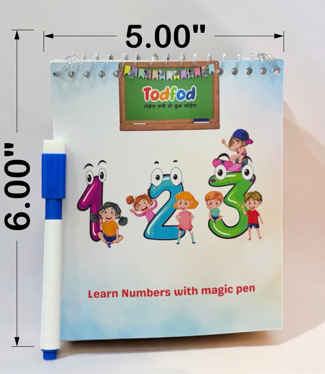 Rewritable Number Writing Practice Book – The Brainy Bear Store