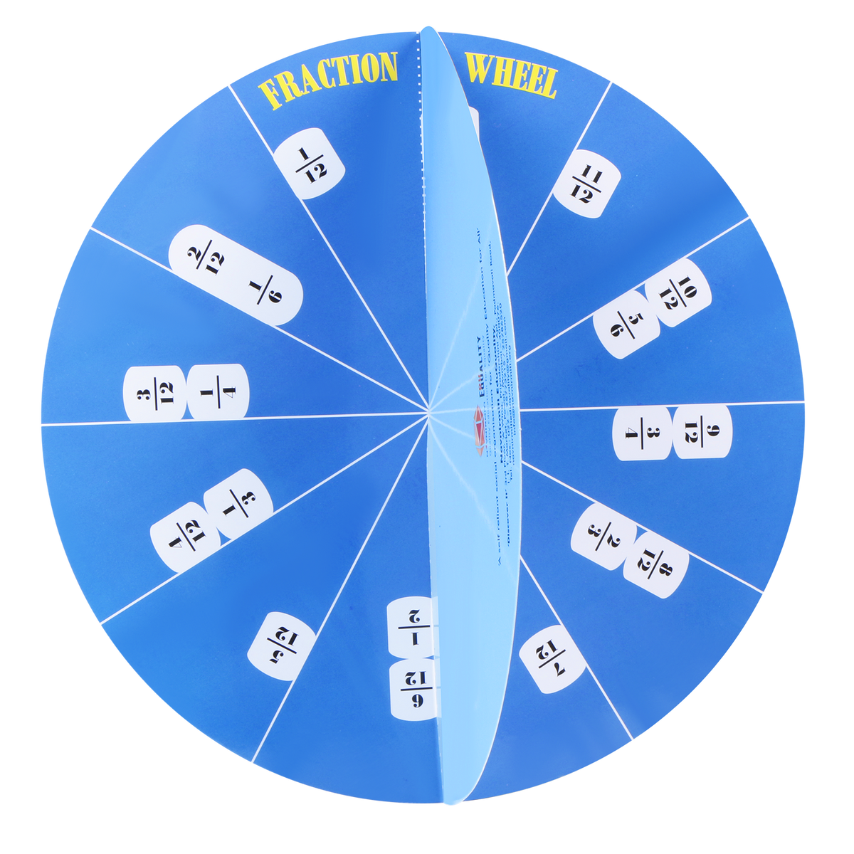 Fraction Wheel – The Brainy Bear Store