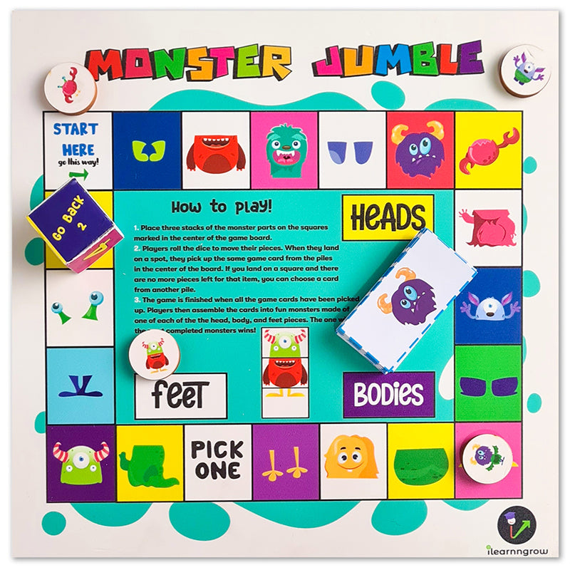 Monster Jumble - Make the Monster and win the Game (4-8 years) – The ...