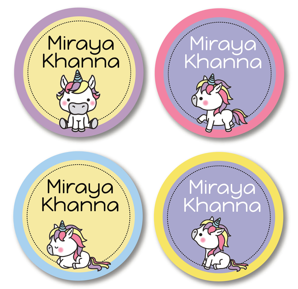 Pesonalized Round Label – The Brainy Bear Store