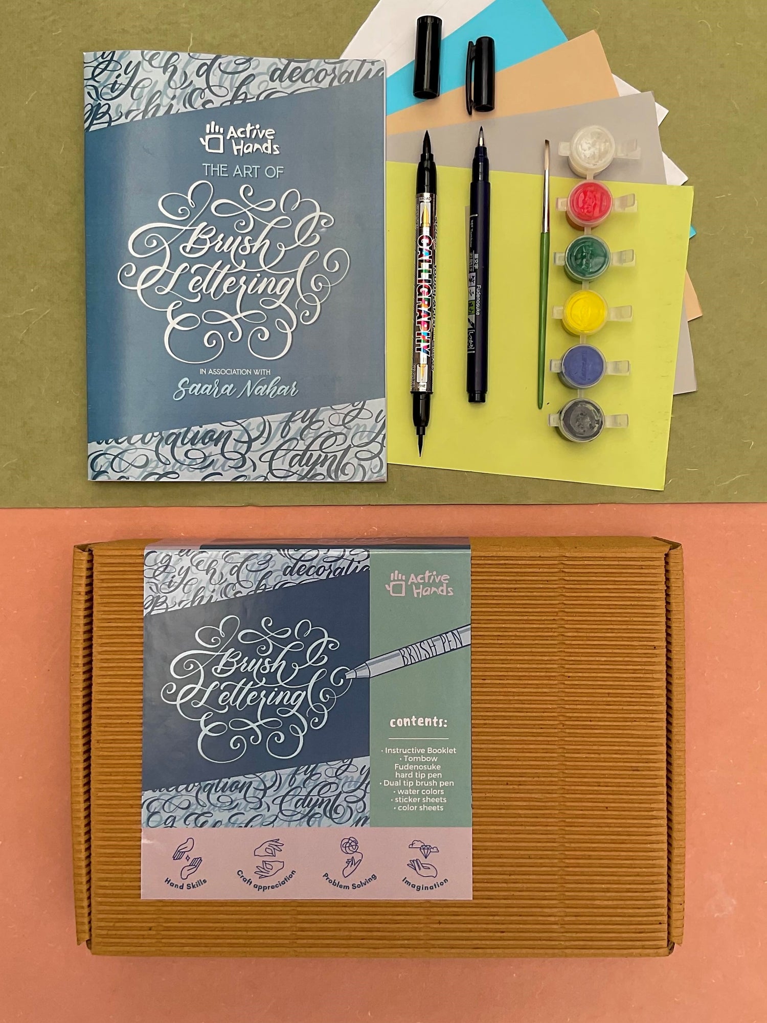 BRUSH LETTERING KIT – The Brainy Bear Store