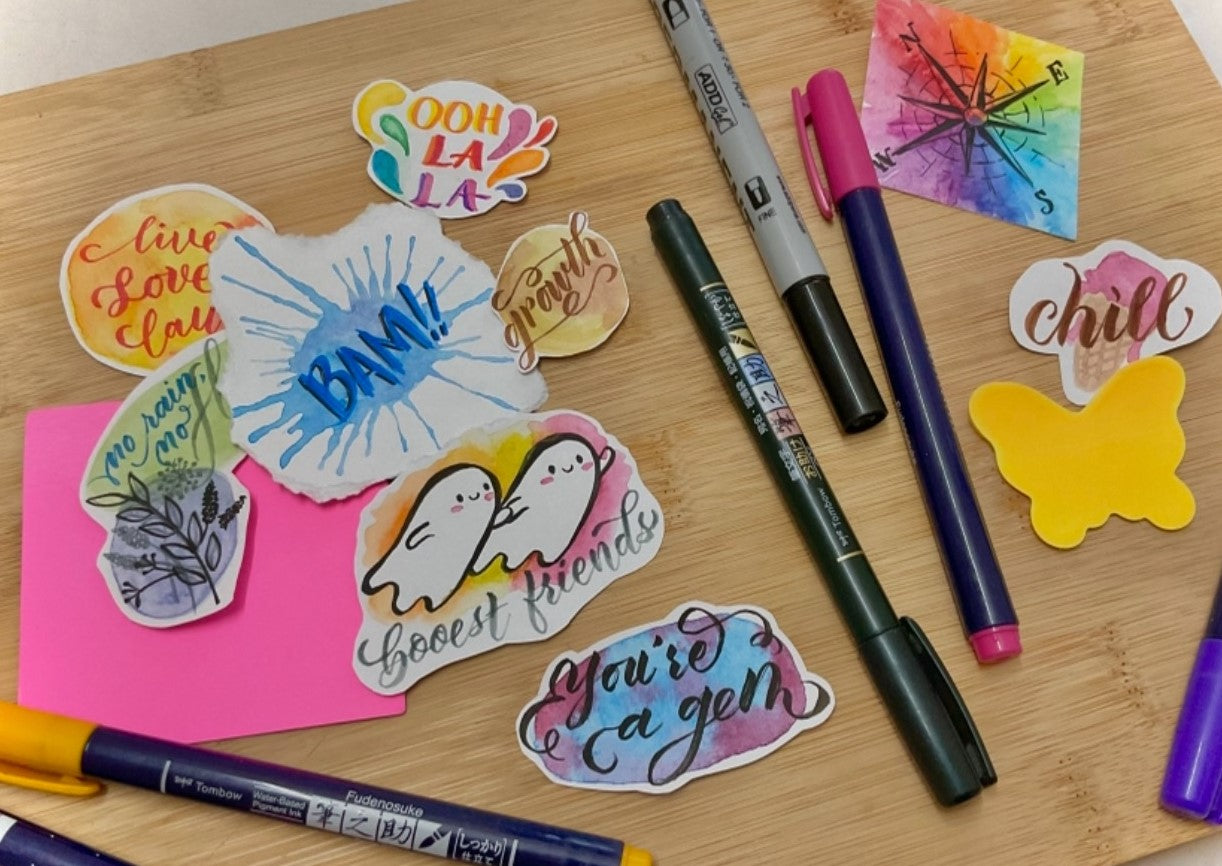 BRUSH LETTERING KIT – The Brainy Bear Store